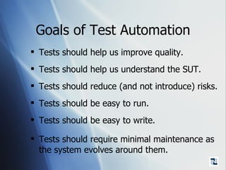 Test Automation Principles | PPT