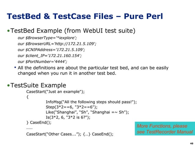 Test automation principles, terminologies and implementations | PPT