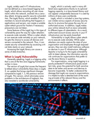 Test Automation Processes Log4j Vulnerability | PDF