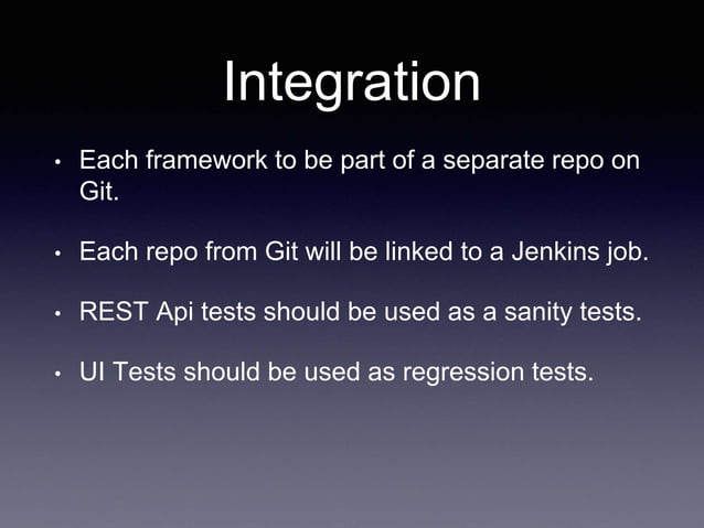 Test automation proposal | PPTX | Web Development | Internet