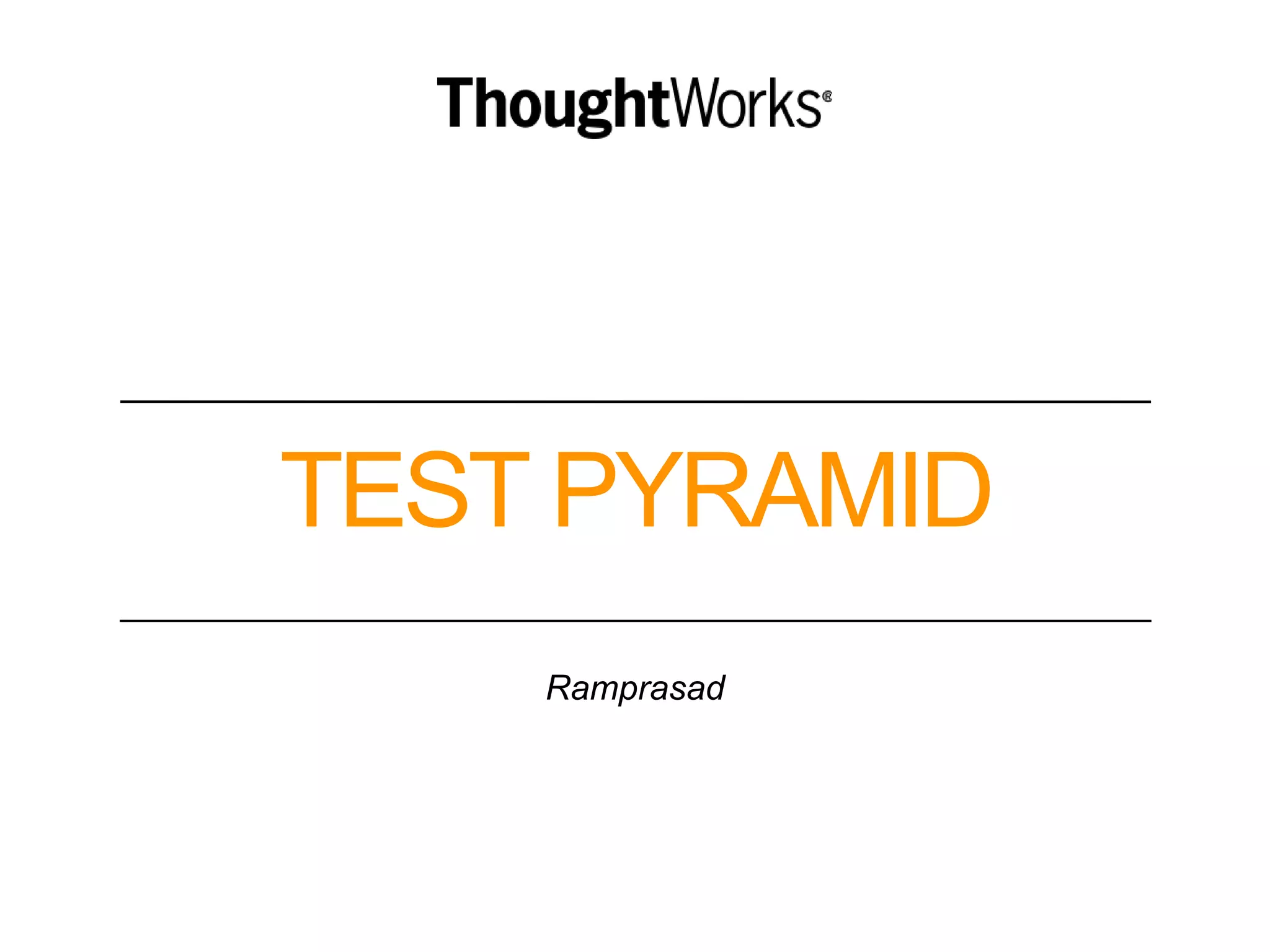 Test Automation Pyramid | PPTX