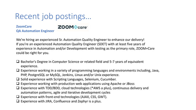 How to Add Test Automation to your Quality Assurance Toolbelt | PPT