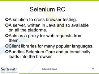 Test automation using selenium | PPT