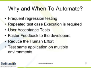 Test automation using selenium | PPT
