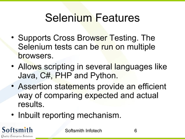 Test automation using selenium | PPT