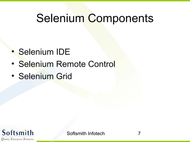 Test automation using selenium | PPT