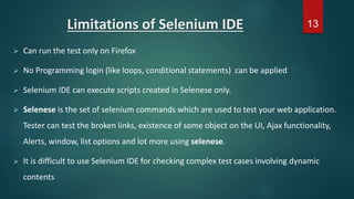 Test automation using selenium | PPT
