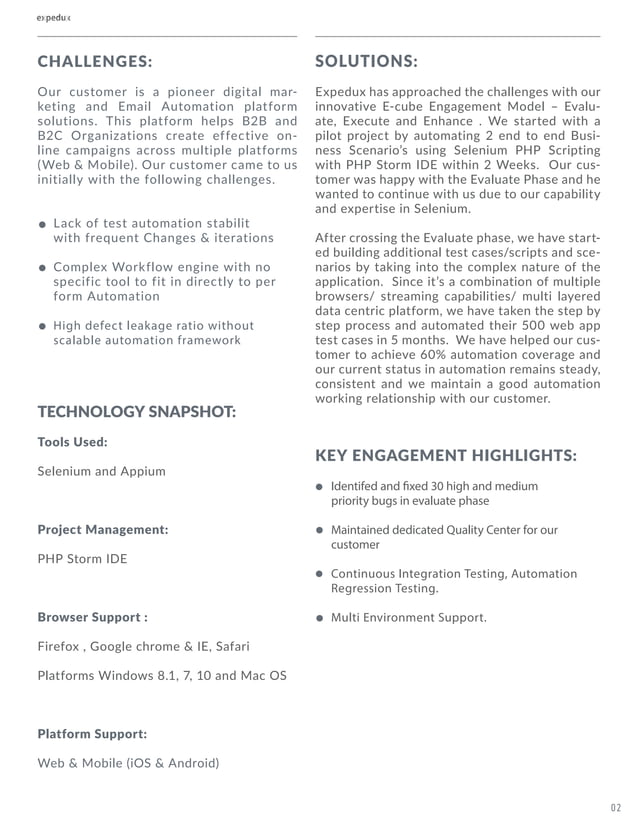 Test automation using selenium - Marketing platform | PDF Test automation using selenium - Marketing platform | PDF