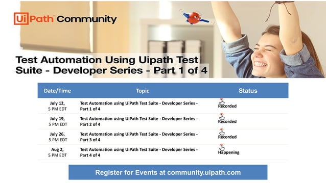 Test Automation Using Uipath Test Suite Developer Circle Part 4pdf