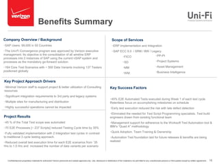 How Verizon Uses Automation to Accelerate SAP Projects | PPTX