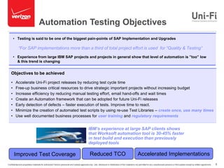 How Verizon Uses Automation to Accelerate SAP Projects | PPTX