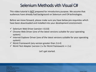 Selenium Test Automation series - Data Driven Testing-From Excel Sheet ...