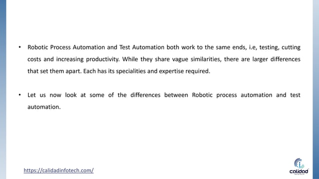 Test Automation Vs. RPA Top 7 Differences That Set Them Apart.pptx ...