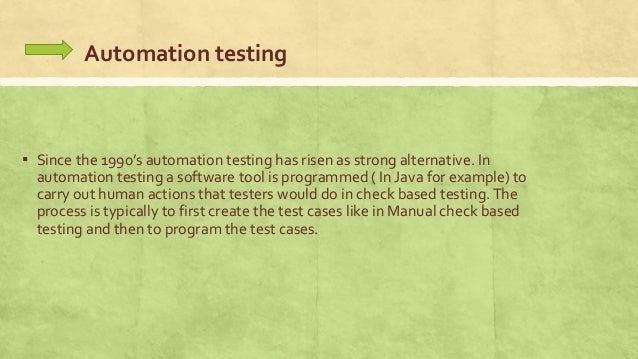 Test automation vs manual testing | PPTX