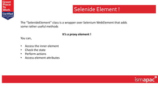 Test automation with selenide | PPT