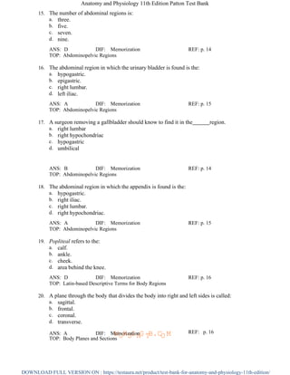 Test Bank - Anatomy and Physiology 11th Edition.pdf