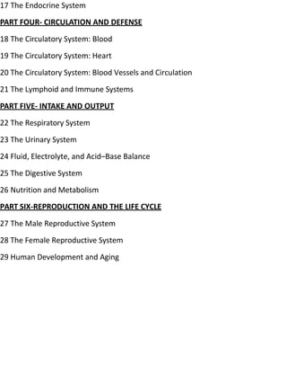 Test Bank Anatomy & Physiology The Unity of Form and Function, 10th ...