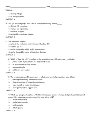 test bank Experiencing the Lifespan, 6e Janet Belsky test bank.pdf