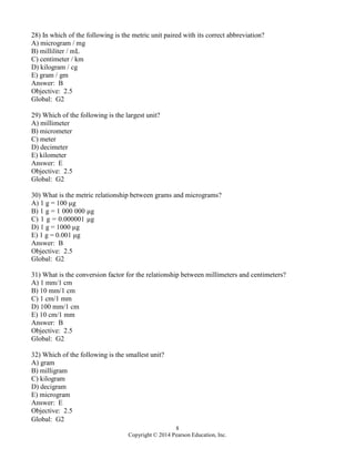Test Bank for Basic Chemistry 4th Edition by Timberlake | PDF | Physics ...