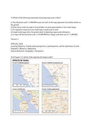 TESTBANK for Geography Realms Regions and Concepts 18th Edition Jan ...