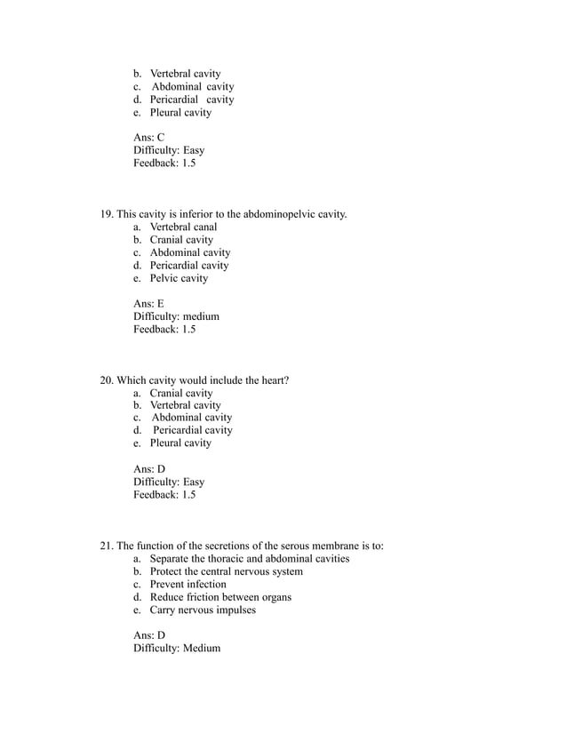 Test Bank for Principles of Anatomy & Physiology 16th Edition by Gerard ...