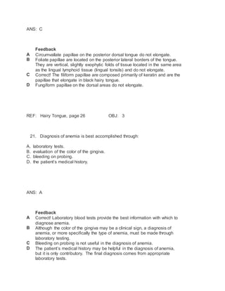 Test bank oral pathology for the dental hygienist 6th edition | PDF