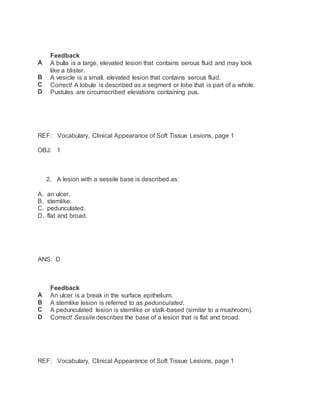 Test bank oral pathology for the dental hygienist 6th edition | PDF