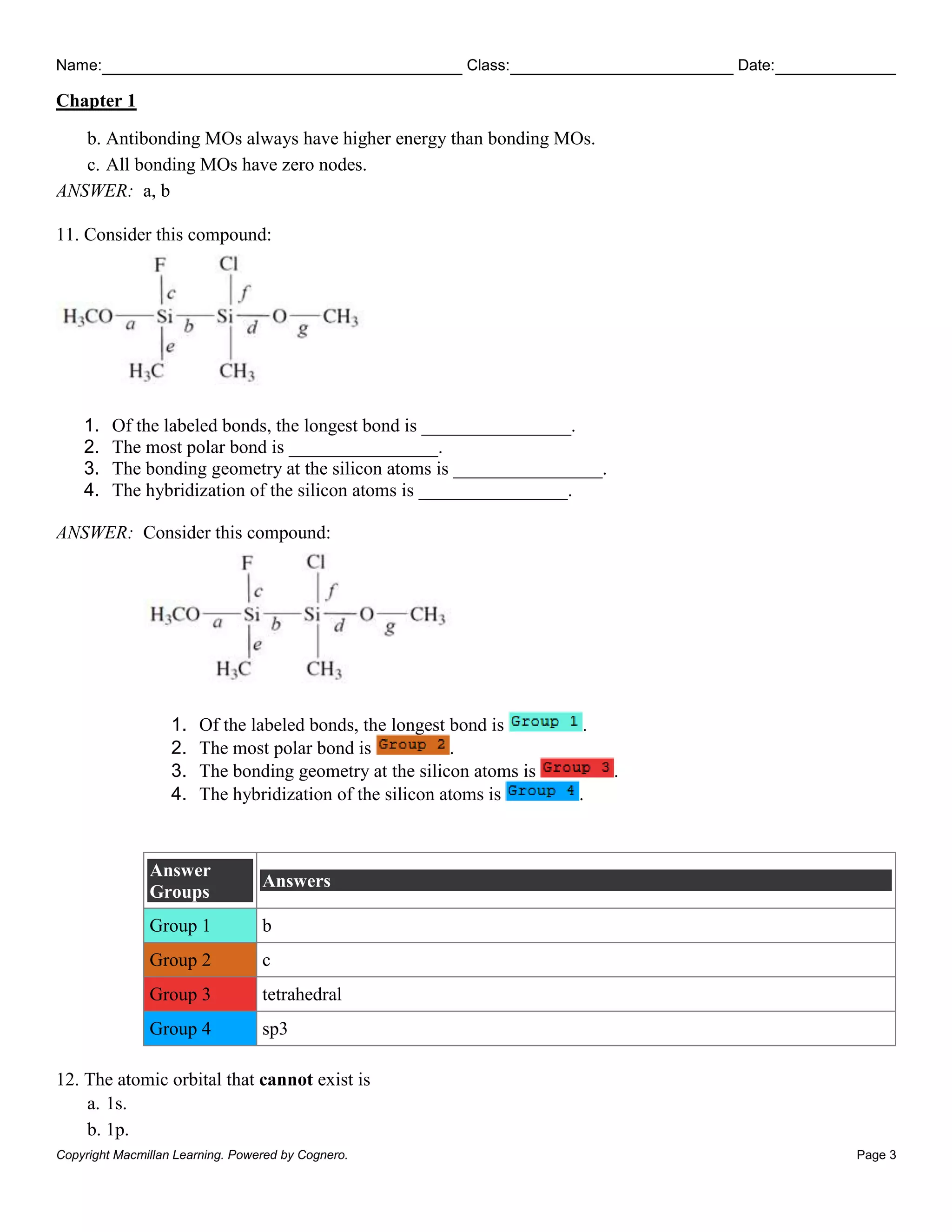 test bank Organic Chemistry, 7e Marc Loudon, Jim Parise test bank.pdf