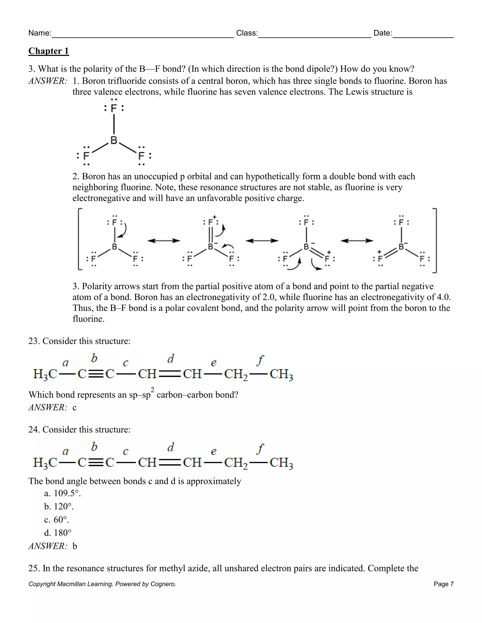 test bank Organic Chemistry, 7e Marc Loudon, Jim Parise test bank.pdf