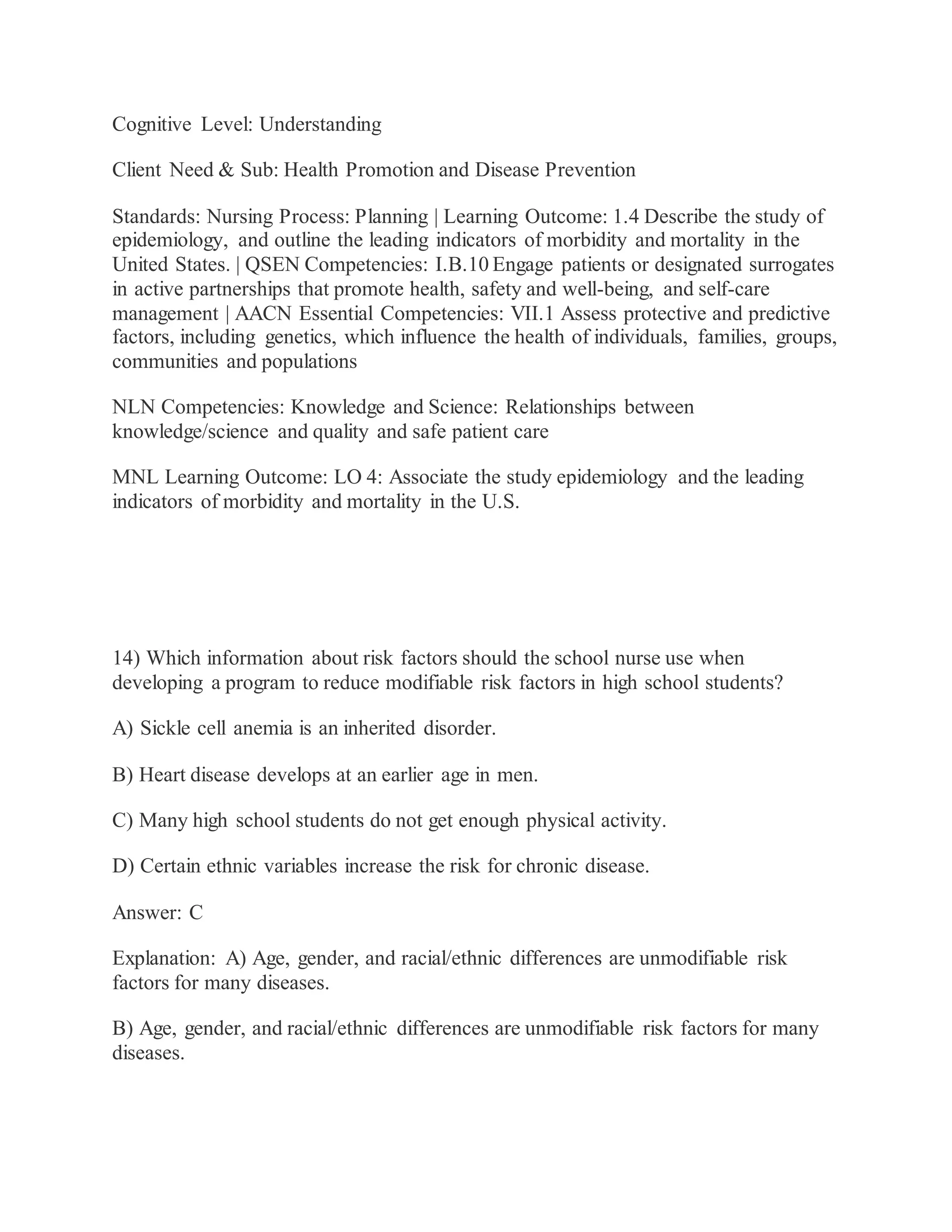Test bank pathophysiology, concepts of human disease by matthew ...