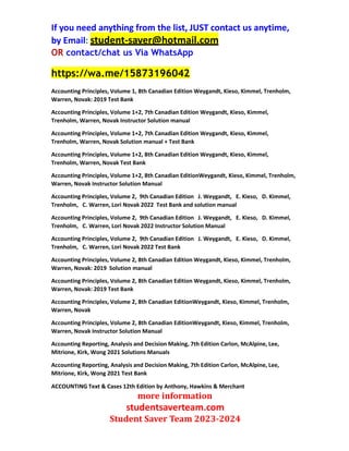 Test Banks and Solutions manual 2023-2024 Part1.ppt