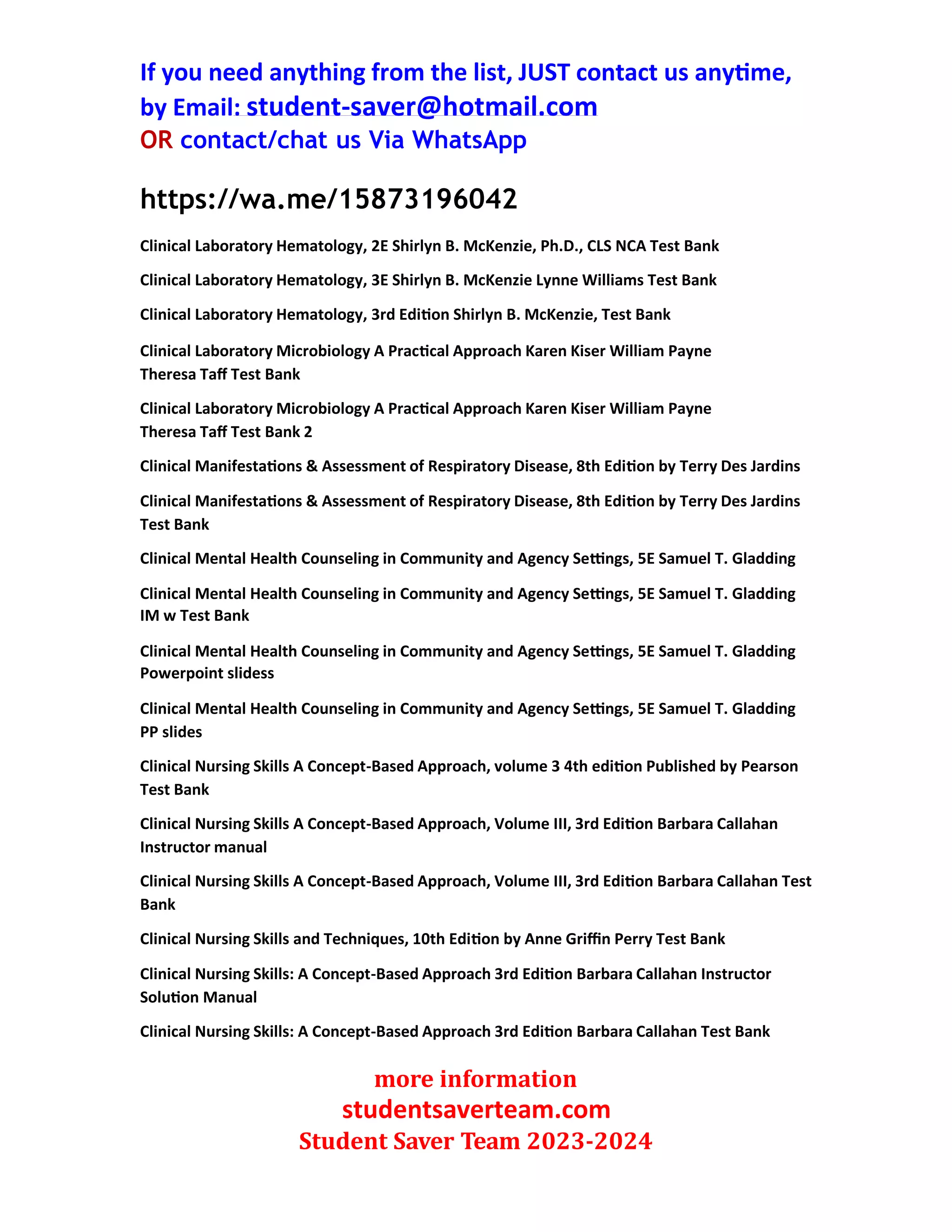 Test Banks and Solutions manual 2023-2024 Part3.ppt