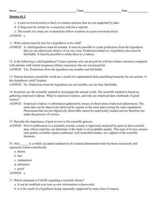 test bank Scientific American Environmental Science for a Changing ...