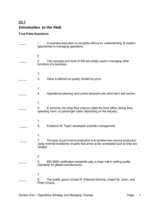 Test banks comilied aom | PDF