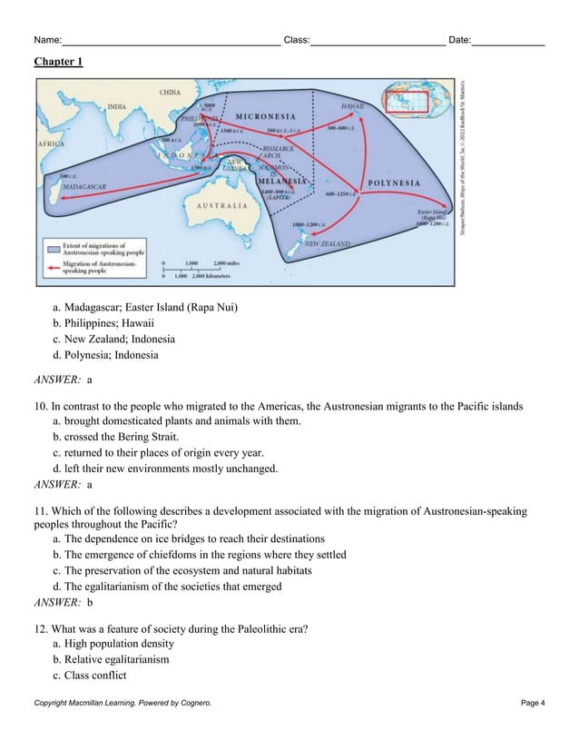 Test Bank Ways Of The World A Brief Global History With Sources