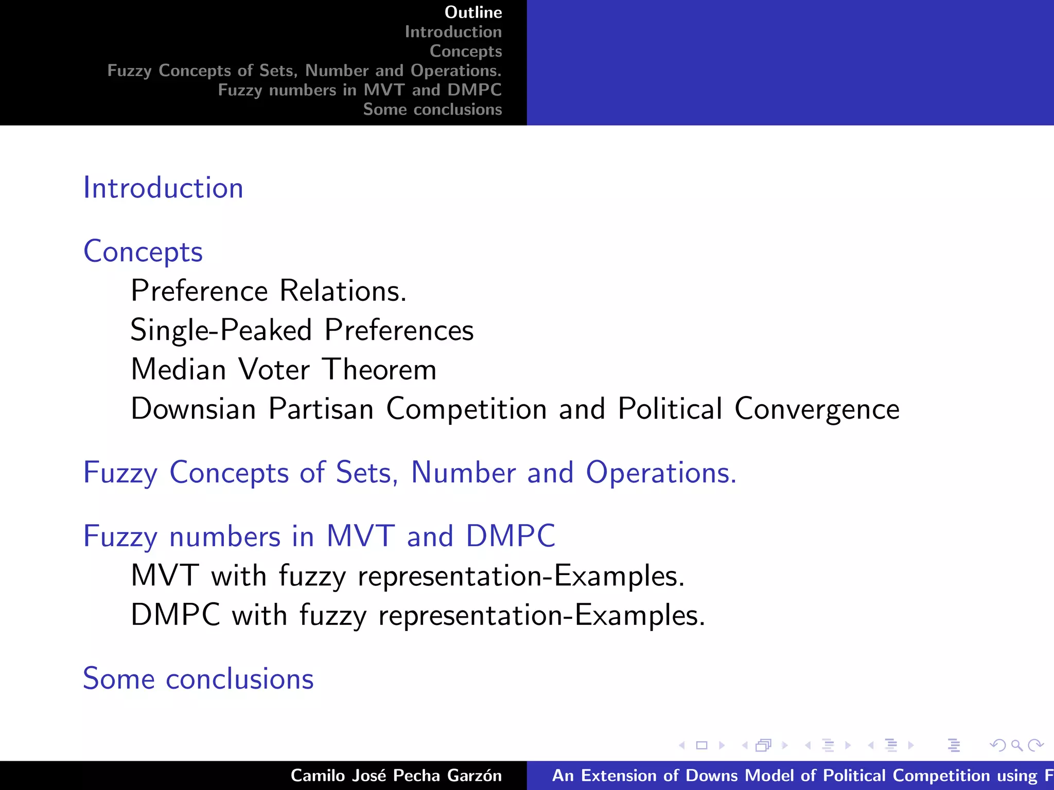 An Extension of Downs Model of Political Competition using Fuzzy Log…