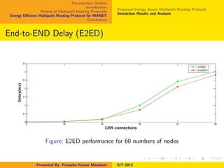 Energy Efficient Multipath Routing Protocol For MANET | PPT