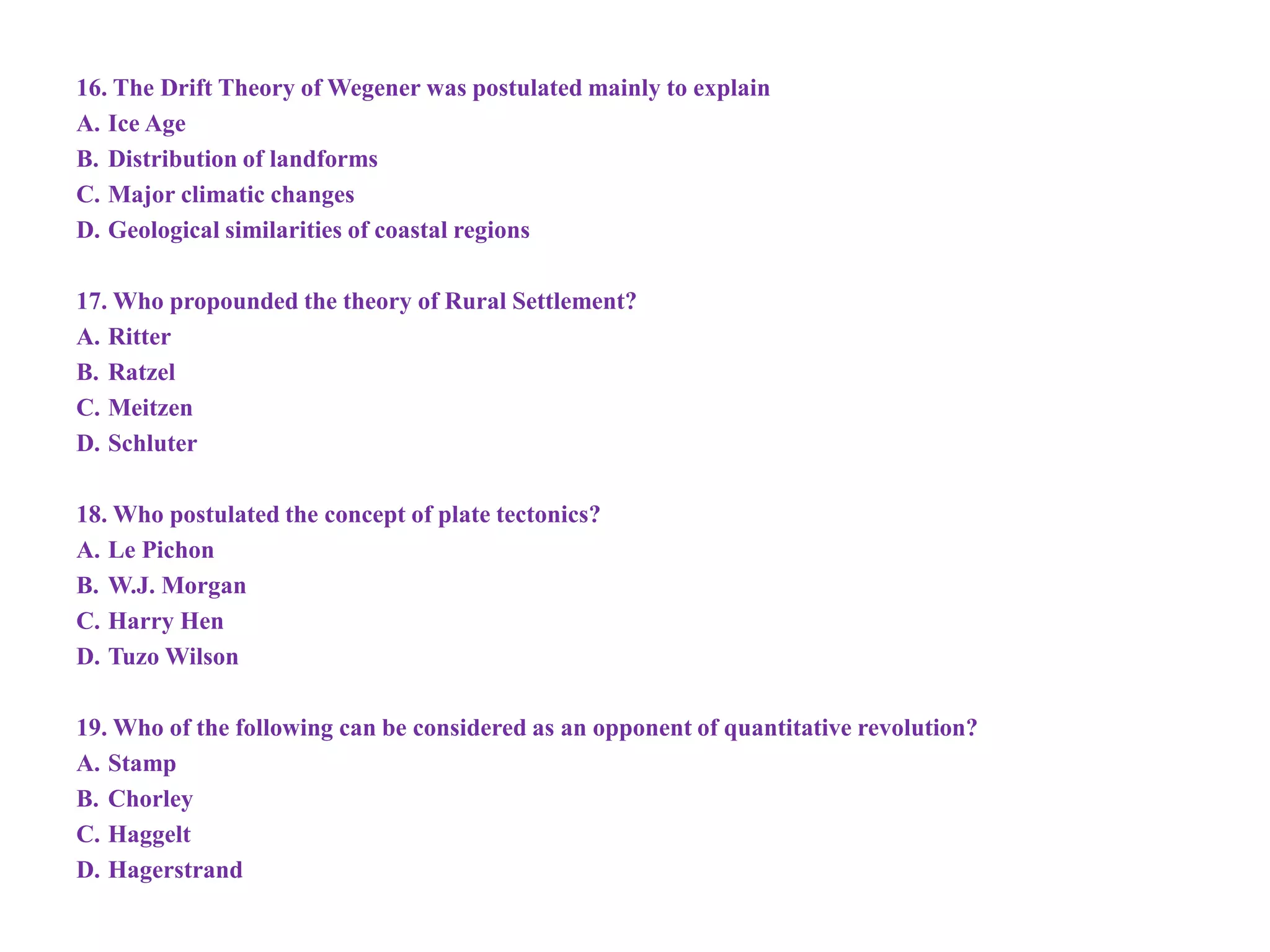 Geographical Thought (17Geo24C1) | PPT