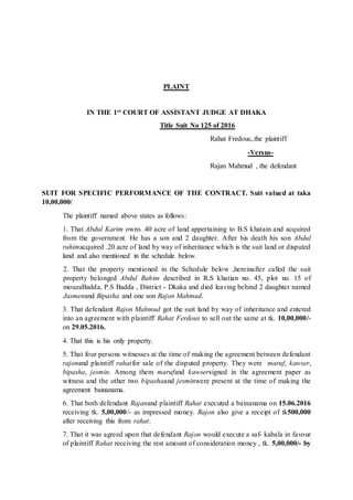 Trial part of a civil case | DOCX
