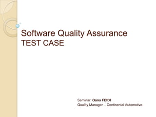 Testcase definition | PPT