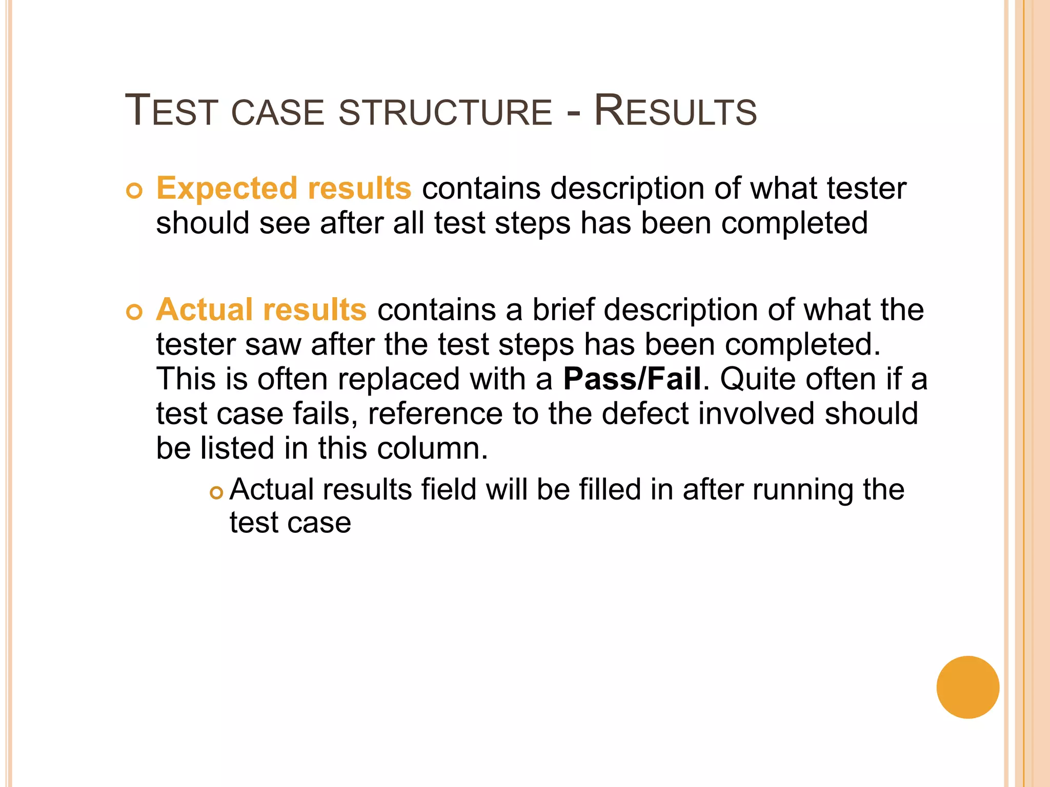 Testcase definition | PPT