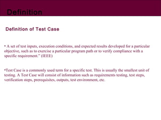 Test case design | PPT
