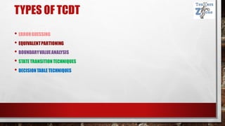 Test_Case_Design_Techniques | PPT