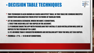 Test_Case_Design_Techniques | PPT