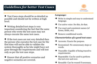 Test case development | PPT