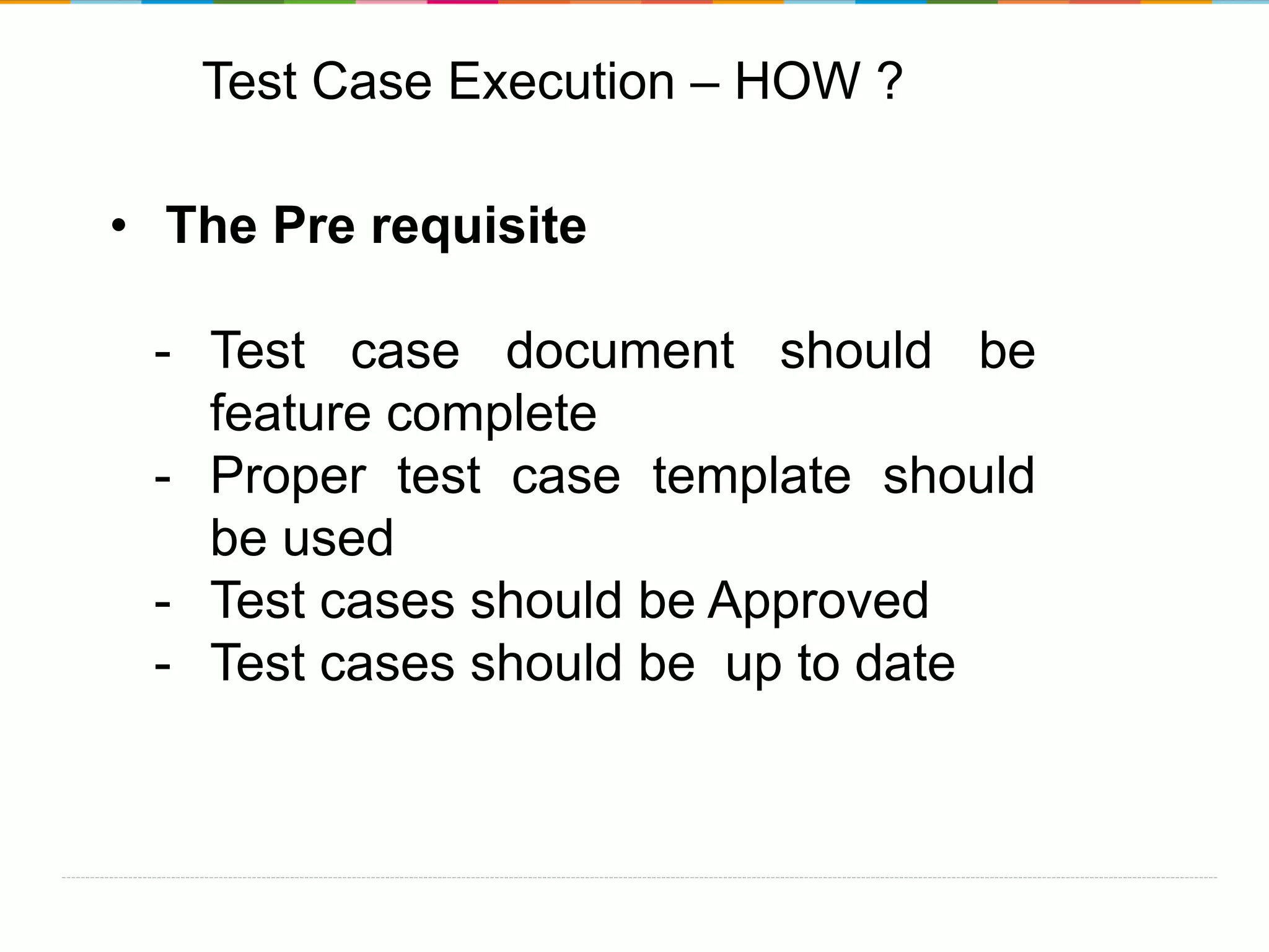 Test case execution | PPTX