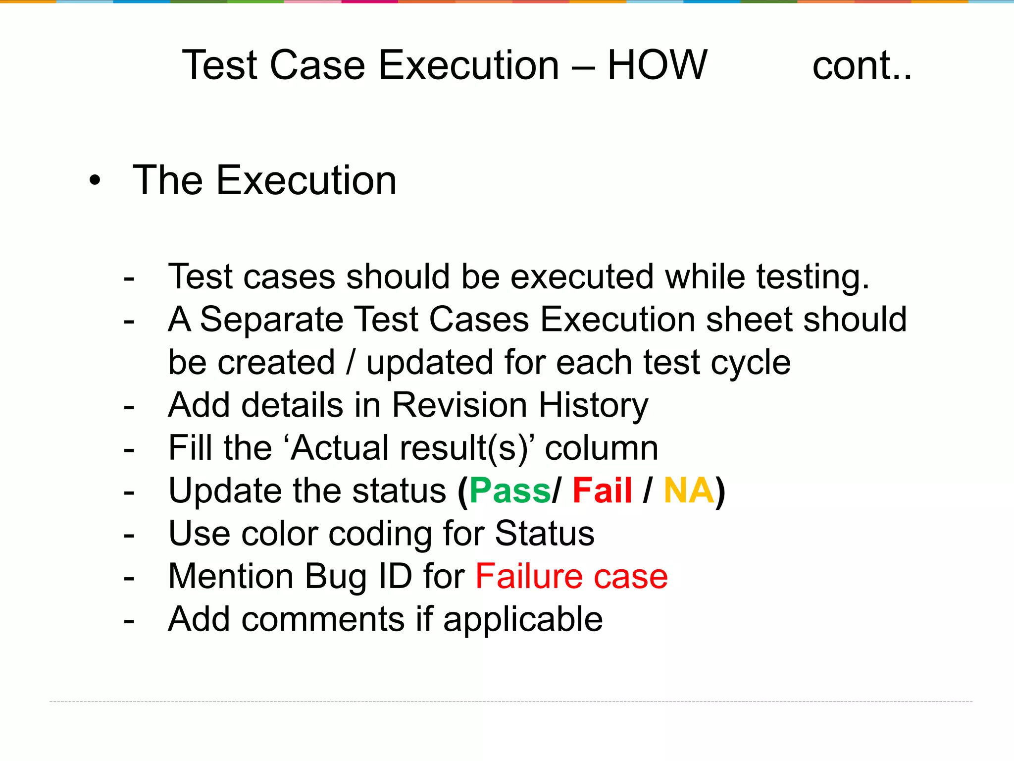Test case execution | PPTX