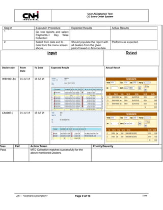Test case format | PDF