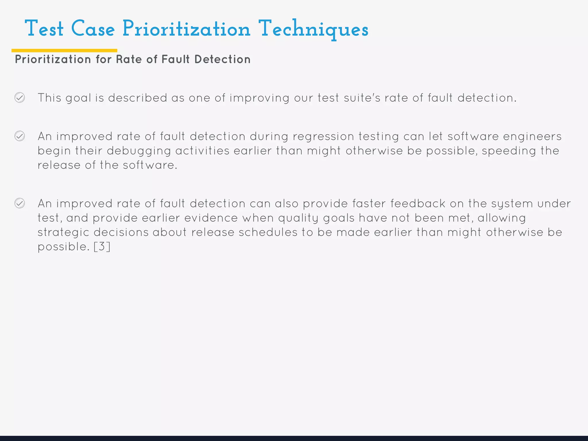Test Case Prioritization Techniques | PPT
