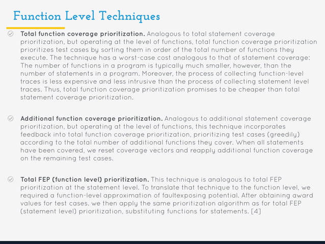 Test Case Prioritization Techniques | PPT